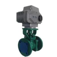 Quality Stainless Steel Motorized Fluorine Electric Ball Valve Flange Connection for sale