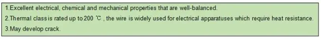 Class H Solderable Polyesterimide Enamelled Copper Wire
