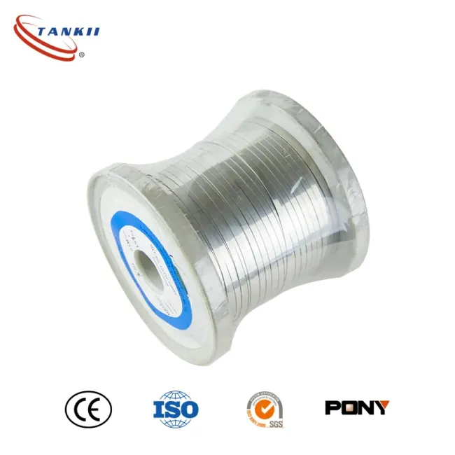 NiCr80/20 Flat Wire Nichrome Ribbon Wire Factory Manufacture