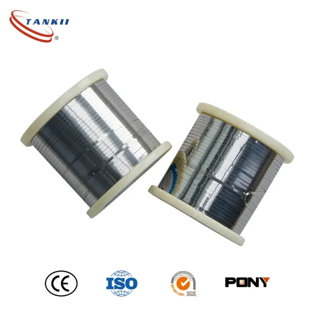 NiCr80/20 Flat Wire Nichrome Ribbon Wire Factory Manufacture
