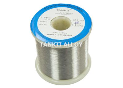 Chine Alliage stable de Nicr de résistance Ni80% Cr20% avec le fil de coupe de mousse de Ti à vendre