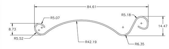 機械、機械、圧延機を形作るシャッター ドア ロールを作るドアに金属をかぶせて下さい