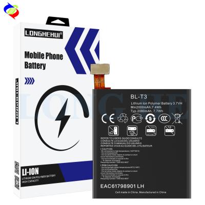 China 100% BL-T3 Battery for LG Optimus Vu F100L F100S 100% OEM Rechargeable Batteries for sale