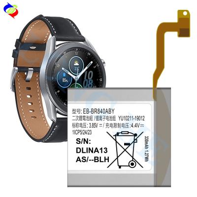 Cina Batteria di ricambio originale EB-BR840ABY Per Samsung Watch3 SM-R840 Watch3 Versione Autentica Batteria di orologio ricaricabile 340mAh in vendita