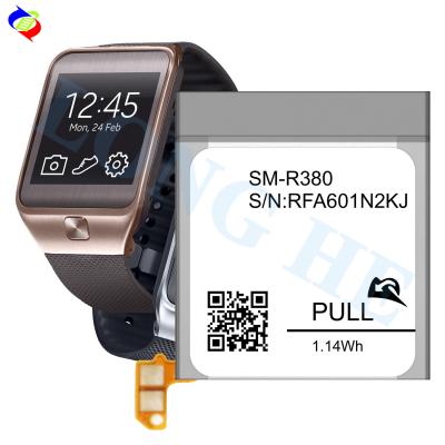 Cina Batteria per Smart Watch EB-BR380FBE Per Samsung Galaxy Gear 2 sm-r380 sm-r3810 3.7V 300mah in vendita