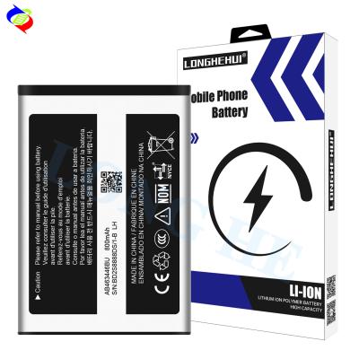 Cina 3.7v 800mAh AB463446BU Batteria agli ioni di litio per Samsung X200 X208 B189 Batterie per cellulari in vendita