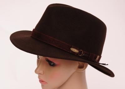 Cina Cappello di Fedora del feltro della lana dell'uomo in vendita