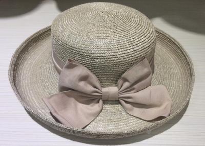Cina I cappelli di paglia delle donne di compera della primavera hanno ornato con il materiale della rafia in vendita