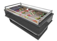 중국 꼭대기는 쌀쌀한 상업적 대형 디스플레이 냉장고 / 섬 냉장고를 냉동 식품에게 열어줍니다 판매용