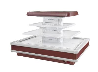 China Refrigerador más desapasible afrontado abierto de la exhibición de la torta de la exhibición de Chocalate de la carne en venta