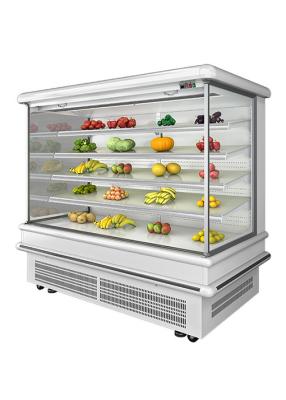 China El refrigerador abierto vertical de la refrigeración comercial del supermercado tapa en sistema en venta