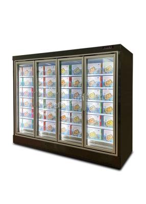 중국 유리제 문 공기 냉각을 가진 자동 녹이는 Multideck 열려있는 냉각장치 판매용