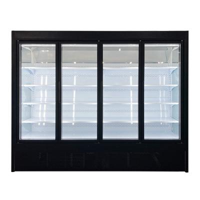 中国 商用 マルチデッキ オープン チラー ディスプレイ 冷蔵庫 ガラス ドア 販売のため