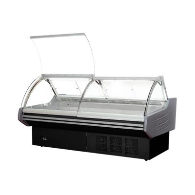 Negozi di cibi cotti di alta qualità in fabbriche/mercati che utilizzano espositori refrigerati per la conservazione di cibi cotti