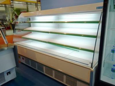 China Stainless Steel Edge Multideck Open Chiller With Panasonic / Copeland Compressor for sale