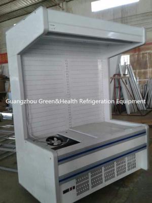 China Vertikales Anzeigen-Gefrierschrank CER/ROSH, 2℃ - offener Kühler 10℃ Multideck mit Digital Tem zu verkaufen