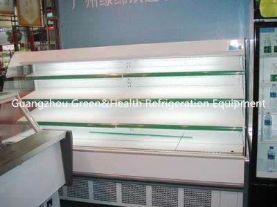 China Offene Anzeigen-Kühler vertikaler Vorhang Multideck energiesparend für Geschäft zu verkaufen