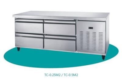 중국 250W 220v 50hz Aspera 압축기를 가진 반대 냉장고의 밑에 1개의 층 판매용