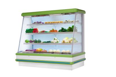 China Tipo abierto refrigerador de la exhibición de la fruta del supermercado en venta en venta