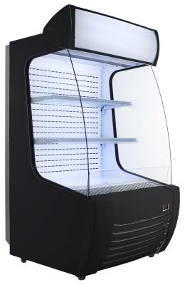China Refrigerador de cristal delantero del escaparate del refrigerador de la exhibición del postre del cuadrado abierto en venta en venta