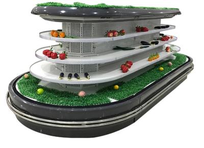 China Refrigerador comercial ereto comercial do congelador de refrigerador da vitrina aberta da mostra do refrigerador à venda