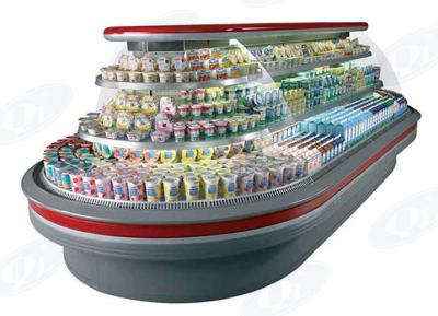 China El gancho agarrador comercial y va alrededor de refrigerador abierto de la exhibición de Multideck con el compresor de Copeland R404a en venta