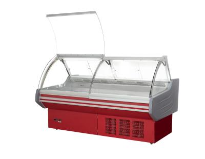 Κίνα 600W ψυγείο επίδειξης Deli εστιατορίων/πιό ψυχρό Συμβούλιο Πολιτιστικής Συνεργασίας ROHS επίδειξης κρέατος προς πώληση