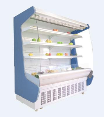 China Refrigerador abierto del extremo redondo remoto con el estante multi ajustable de la cubierta en venta