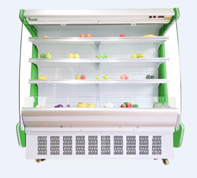 China Refrigerador abierto del extremo redondo remoto con el estante multi ajustable de la cubierta en venta