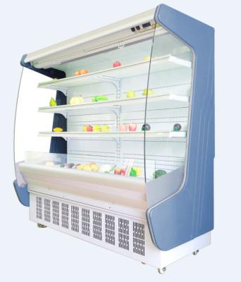 China Refrigerador abierto del extremo redondo remoto con el estante multi ajustable de la cubierta en venta