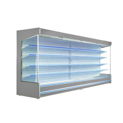 China Escaparate abierto de la exhibición de Multidesk del refrigerador del supermercado del compresor de Embraco en venta