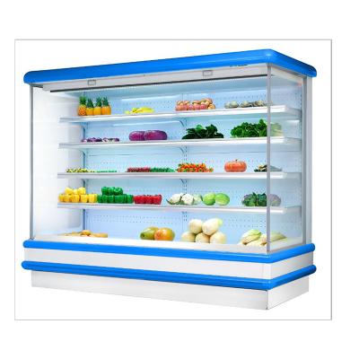 China Refrigerador abierto de la exhibición del refrigerador/de la leche de la bebida de Multideck del supermercado en venta