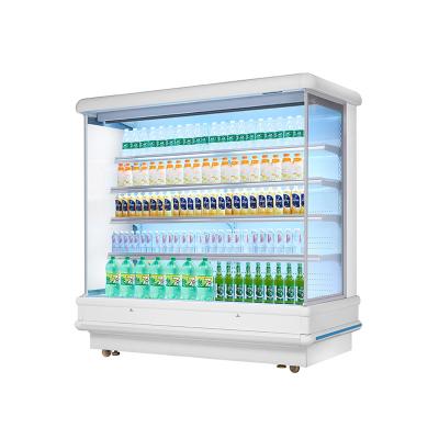 China Refrigerador abierto de la exhibición del refrigerador/de la leche de la bebida de Multideck del supermercado en venta