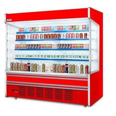 China Gabinete de tragante abierto de la cortina de aire del refrigerador de la exhibición de Multideck para el restaurante en venta