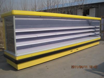 China fan dinámica de 3M/refrigerador abierto abierto de Multideck del evaporador para la fábrica en venta