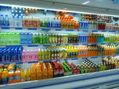 China Refrigerador abierto abierto dinámico 3000 * 900 * el an o 80 de Multideck de la fan/del evaporador con el termóstato de Digitaces Tem en venta