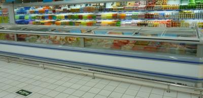 Cina Congelatore 90mm dell'isola del supermercato autonomi con il corpo -20°C - 18°C di Toughed in vendita