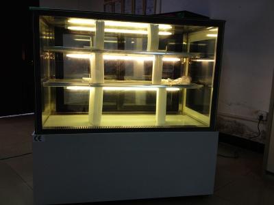 China Congelador quadrado luxuoso 1800 x da exposição do bolo do estilo iluminação da baixa energia 650 x 1240 à venda