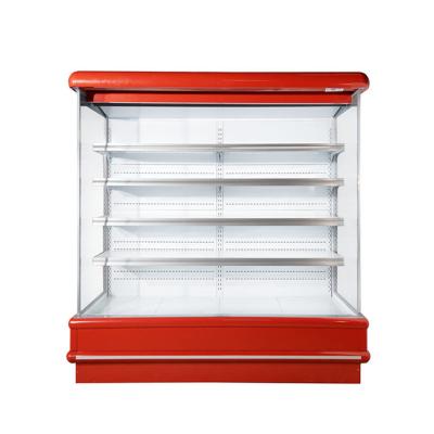 China refrigerador abierto de 2000L Multideck para el escaparate vegetal de la exhibición del supermercado en venta