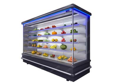 China refrigerador abierto de 2000L Multideck para el escaparate vegetal de la exhibición del supermercado en venta