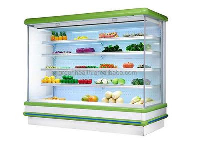 China escaparate vertical Multideck del supermercado abierto grande del refrigerador de 3600L en venta