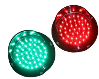 China High Brightness 100mm 200mm 300mm Traffic signal Light Parts LED Lamp Wick Module Red Green Color Traffic Light for Crossroad for sale