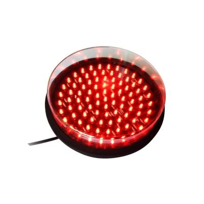 China Traffic Light Manufacturers 100mm Traffic Light Module Full Disk Led Traffic Light Wick Price for sale