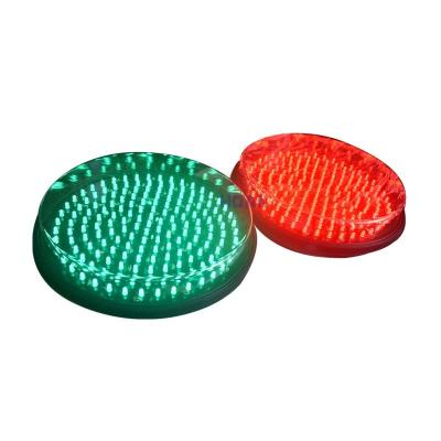 China Free Sample High Brightness Mini Intelligent Countdown Timer LED Traffic Light Module 100mm for sale