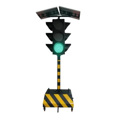 China Wholesale Customization 12V /8W Mobile Solar Powered Traffic Light Solar Temporary Traffic Signal Light With Touch Screen for sale
