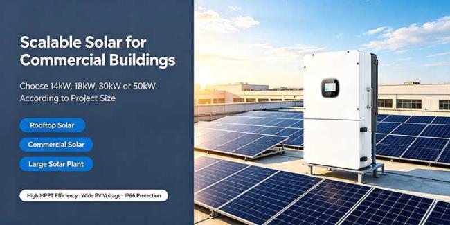 BSR Series three-phase hybrid inverter - installation and application examples