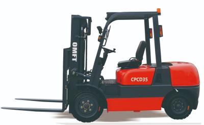 Chine Condition moteur diesel 3.5t élévateur de fourchette avec raccordement à mât de conteneur Isuzu japonais à vendre