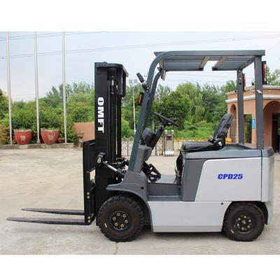 중국 CPD25 2.5톤 2500kg 전기 포크리프트 트럭 판매용