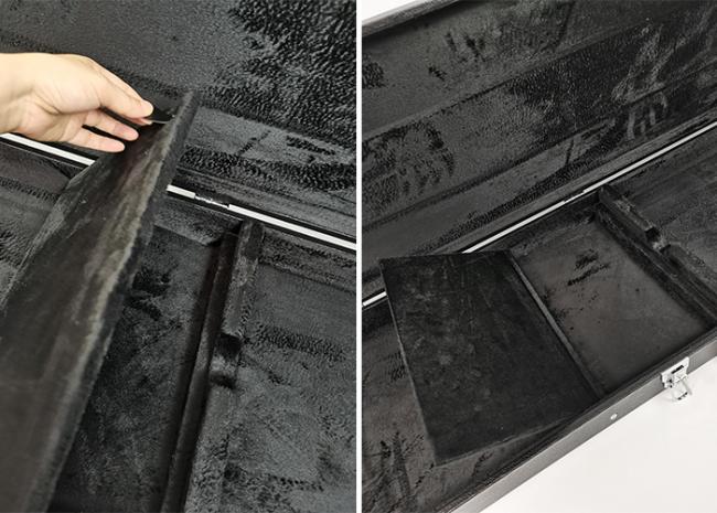 Spacious Independent Accessory Compartment