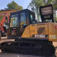 Quality Original Paint Sany SY60 15T Forward Flow Excavator for Construction Efficiency for sale